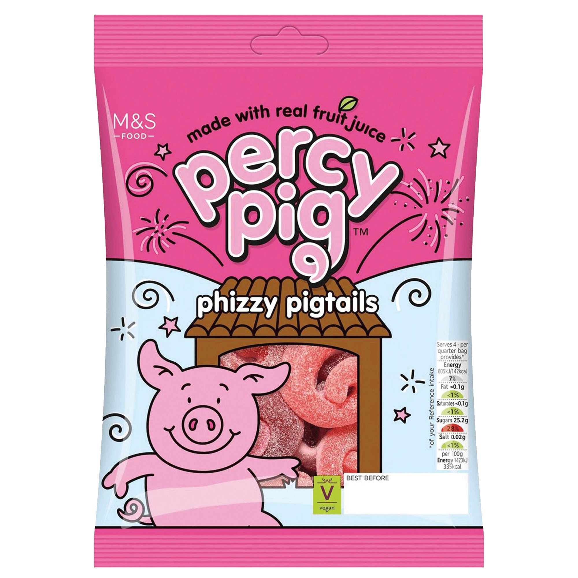 Percy Pig Phizzy pigtail – LivGood Lebanon