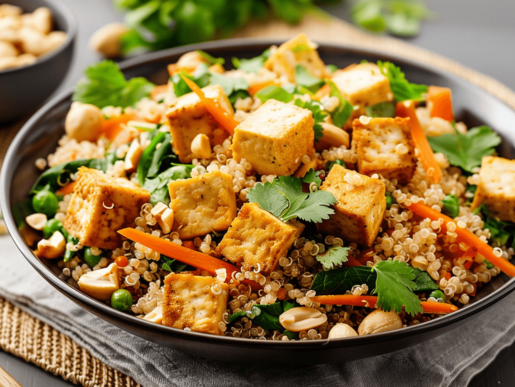 Tofu & Veggie Quinoa Stir Fry – LivGood Lebanon