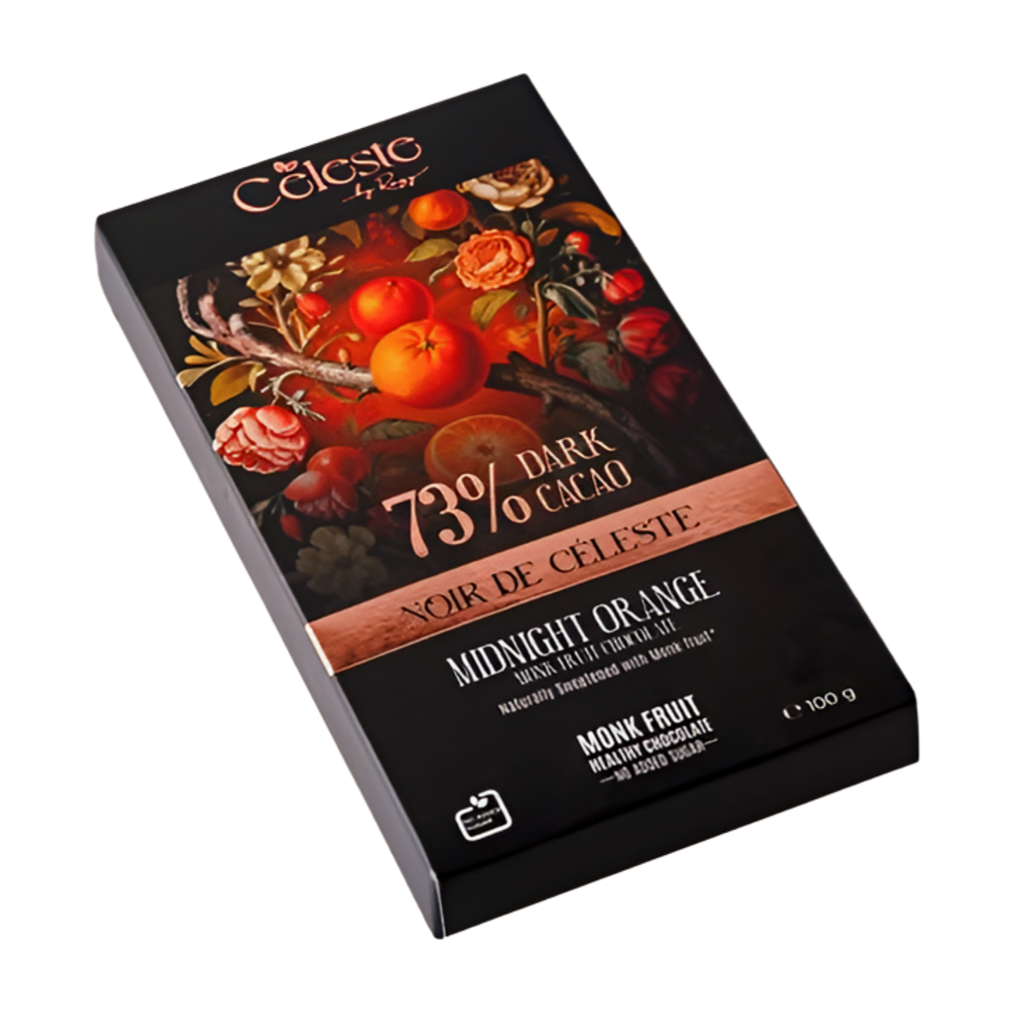 Celeste By Rosy Midnight Orange 73% Dar Chocolate – LivGood Lebanon