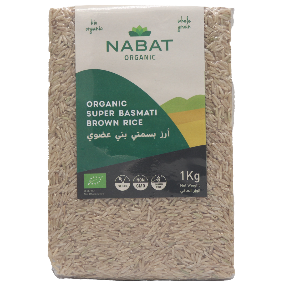 Nabat Organic Basmati Brown Rice – LivGood Lebanon