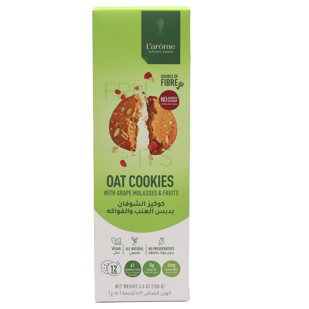 L’Arome Oat Cookies With Grape Molasses – LivGood Lebanon