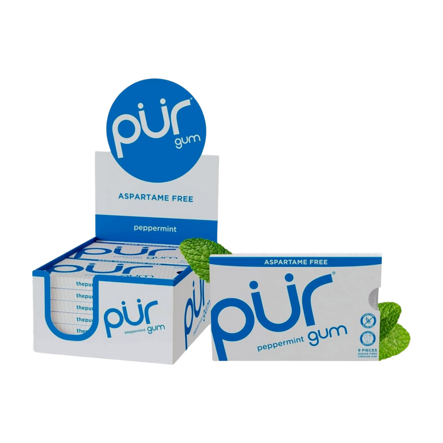 Pur Gum Peppermint Pack Of 9 Gums – LivGood Lebanon