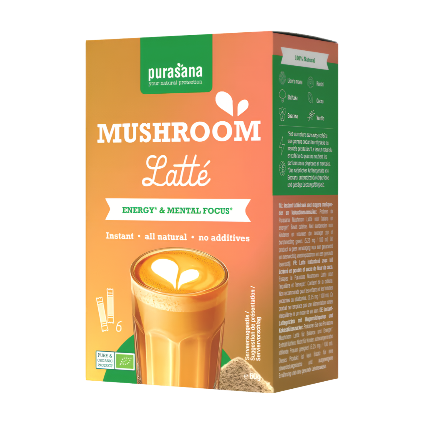 Purasana Instant Mushroom Latté – LivGood Lebanon