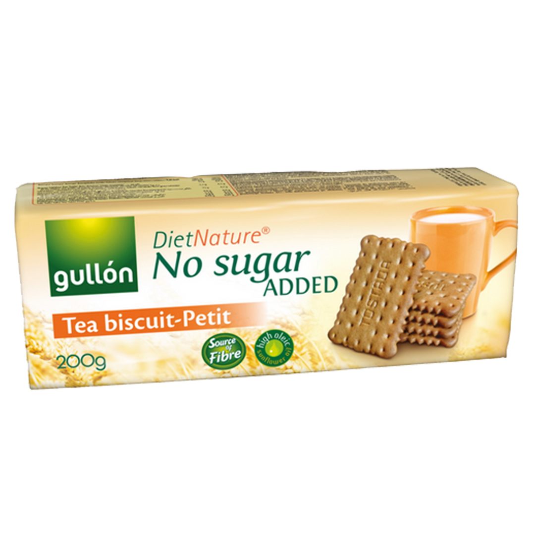 Gullon sugar-free tea biscuits, with sweeteners – LivGood Lebanon