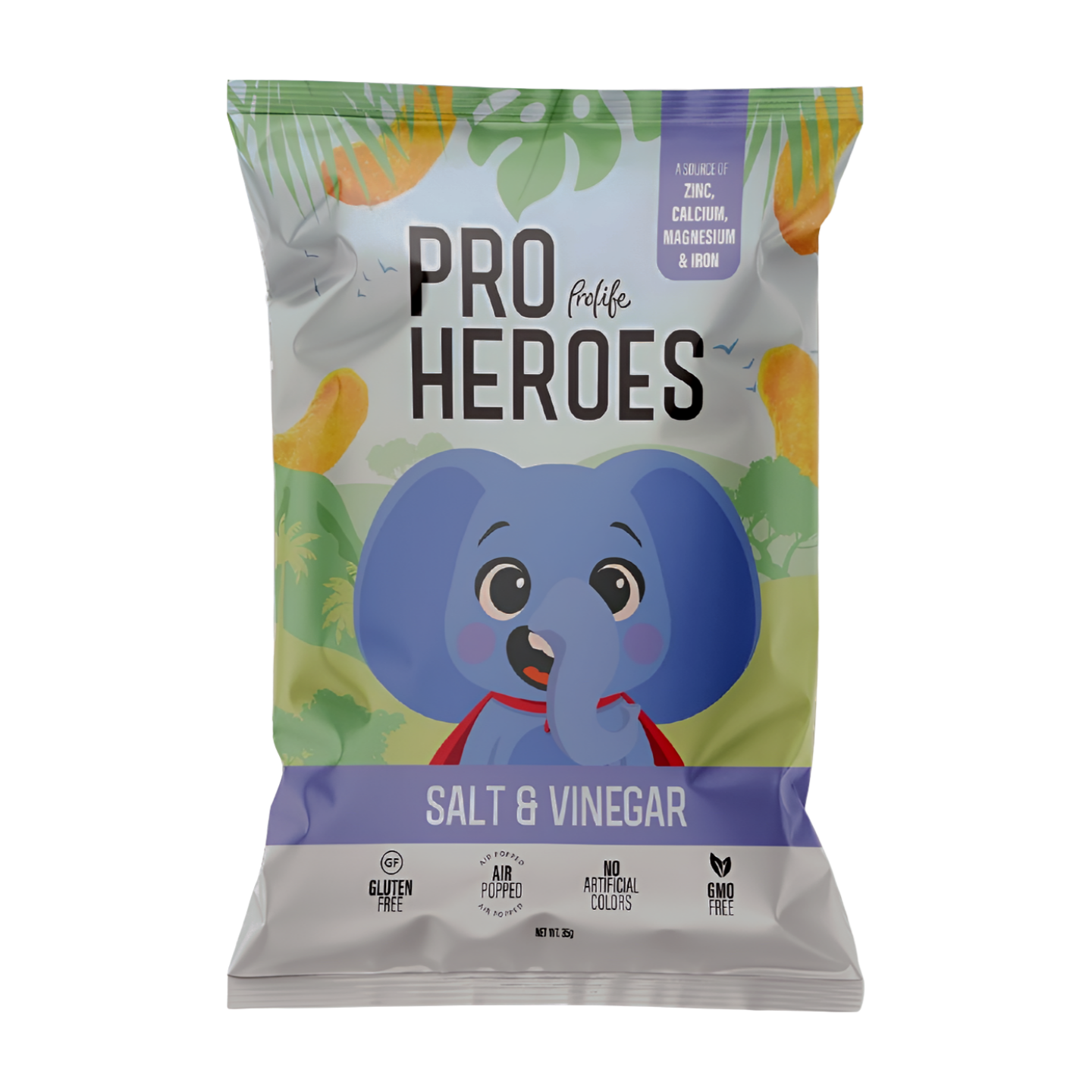 Prolife Pro Heroes Salt & Vinegar Puffs + Calcium & Iron – LivGood Lebanon